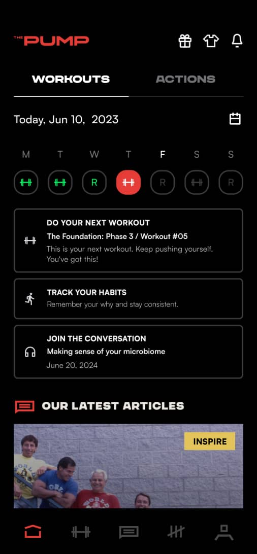 The Pump - Exclusive Access – Arnold's Pump Club